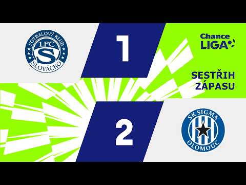 SESTŘIH: Slovácko - Olomouc 1:2. Moravské derby pro Sigmu, domácí jen korigovali