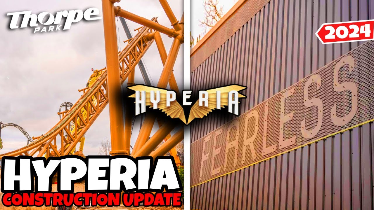 This Rollercoaster Is Almost COMPLETE!?.. | Hyperia Construction Update ...