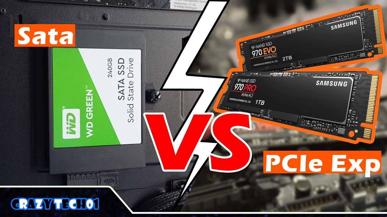PCIe VS SATA SSD | Which is better for you? - YouTube