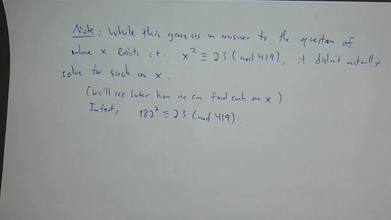 Math 406 - Lecture 24 - YouTube