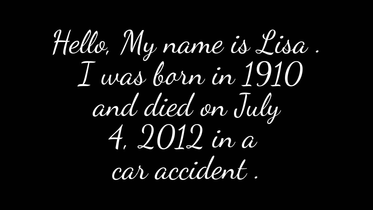 My name is Lisa - YouTube