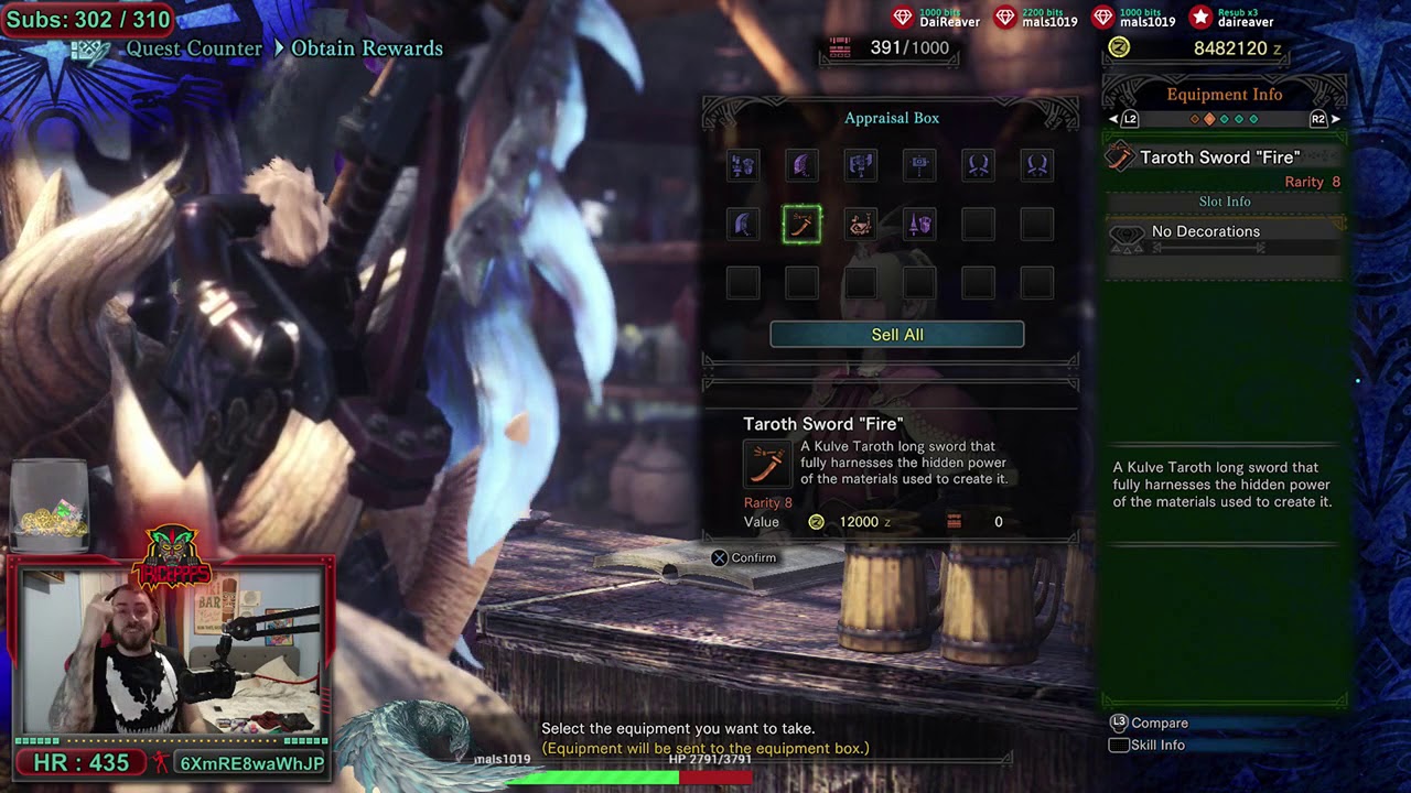 Monster Hunter World - Taroth Sword "Fire" - YouTube