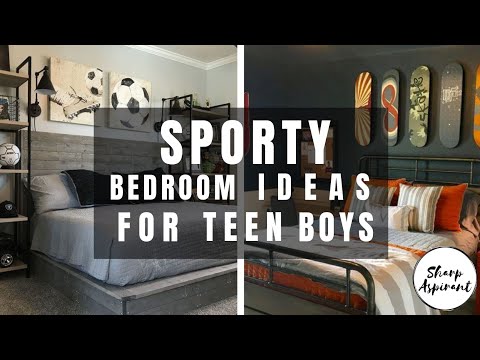 Sporty Bedroom Ideas for Small Rooms for Teen Boys