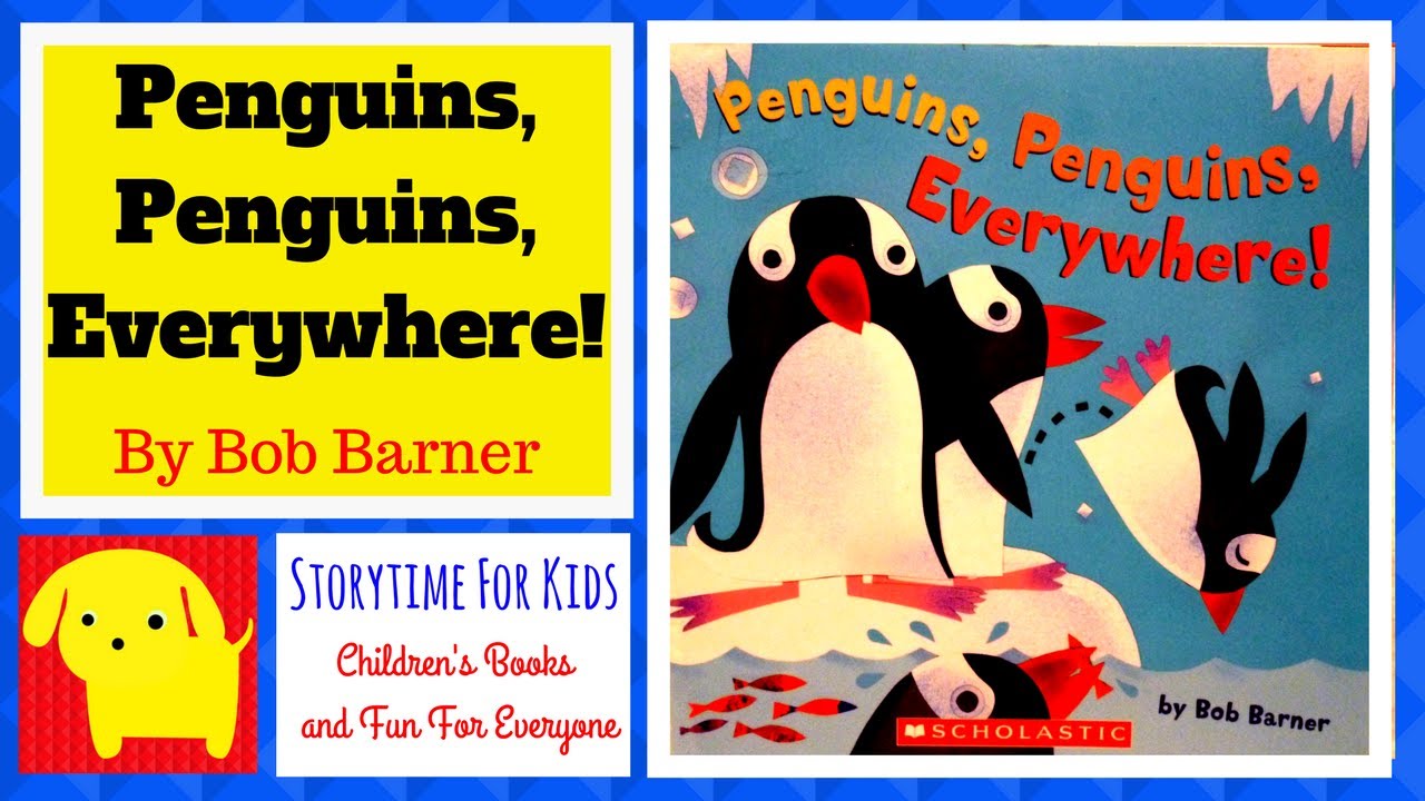 Penguins , Penguins, Everywhere! - By Bob Barner - ESL - Read aloud in ...