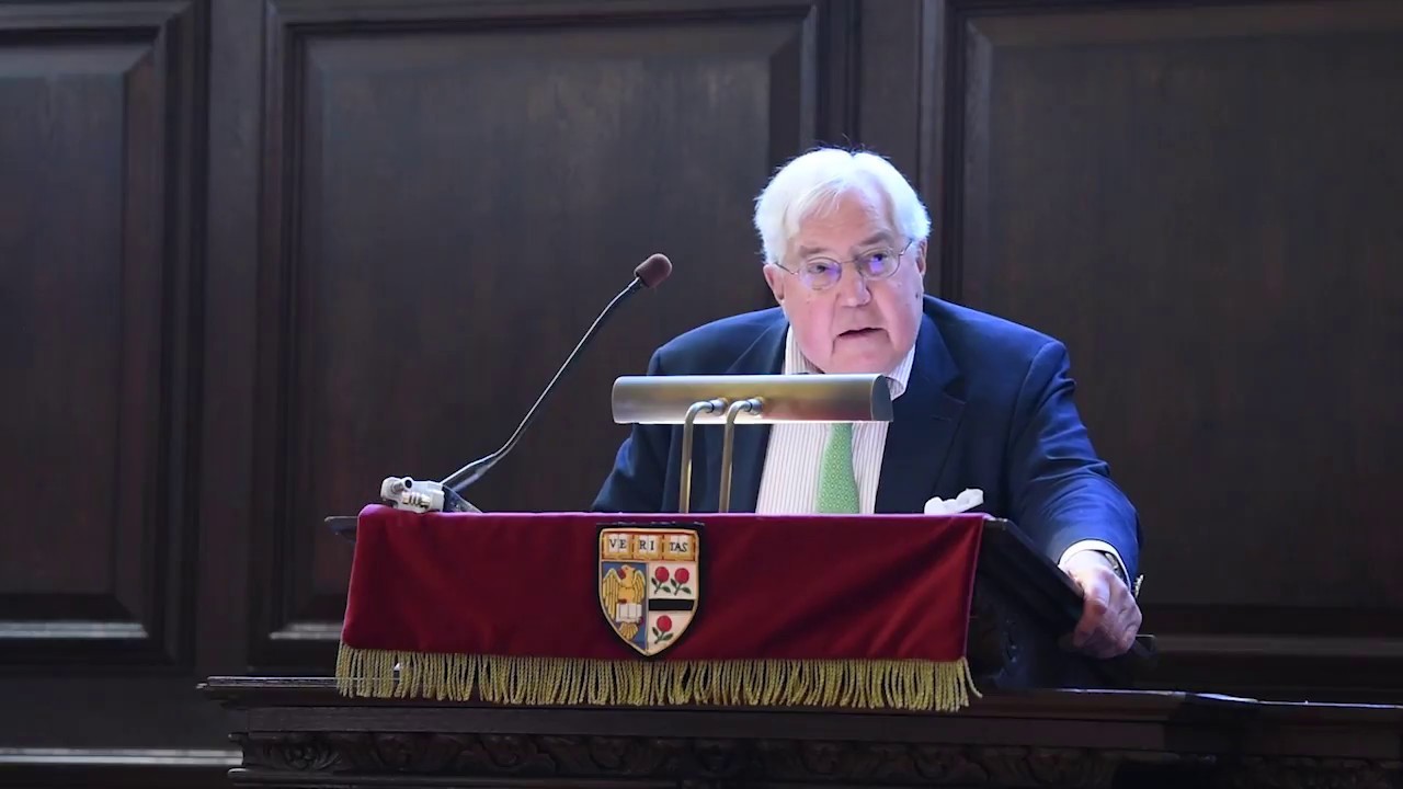 Robert S. Hurlbut Jr. '59 speaks at Morning Prayers - YouTube