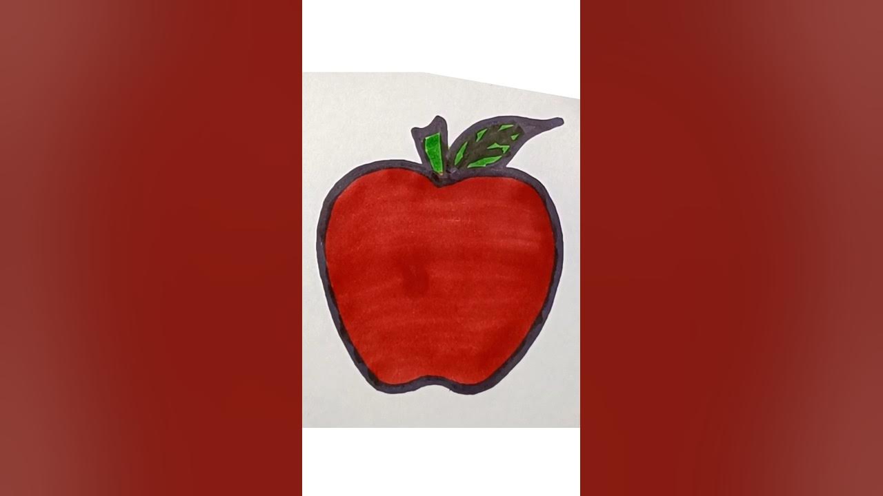 Apple youtubeshorts how To Draw Apple how To Colorfill apple-youtubeshorts-how-to-draw-apple-how-to-colorfill