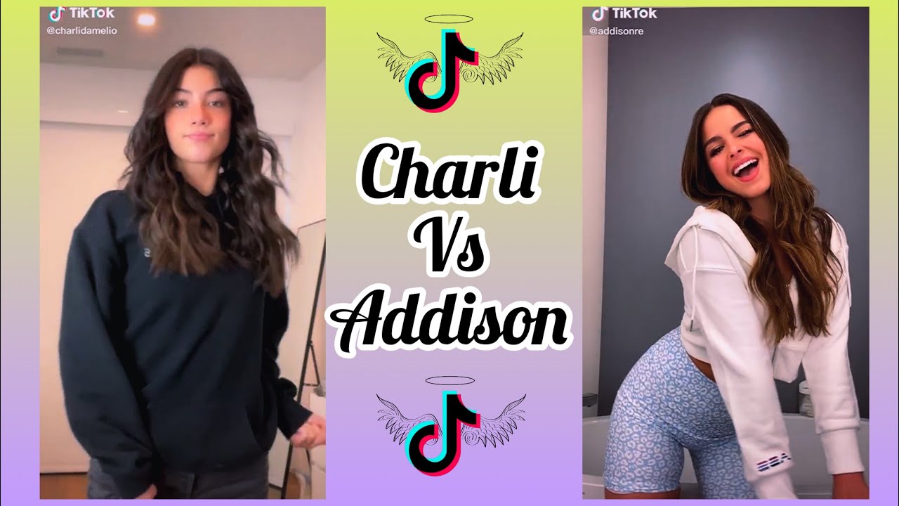 Charli D’amelio vs Addison Rae tiktok dances 2020 - YouTube