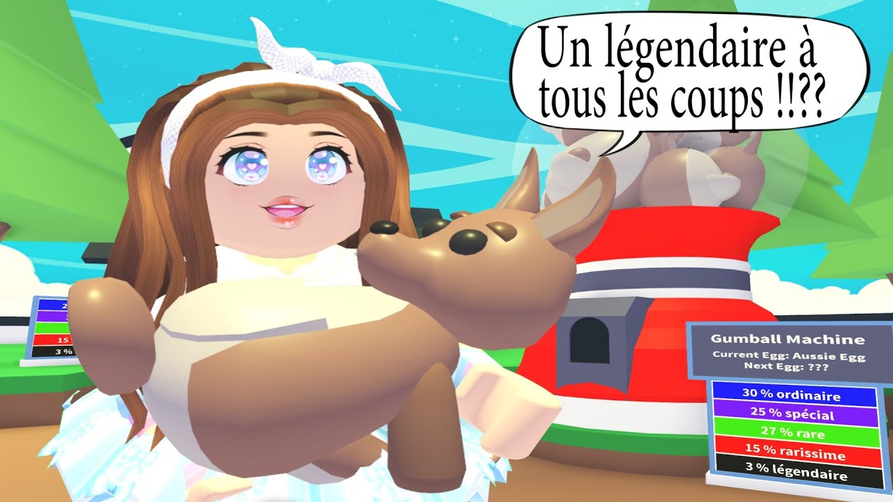Comment avoir un légendaire à tous les coups sur Adopt Me ?! Je relève ...