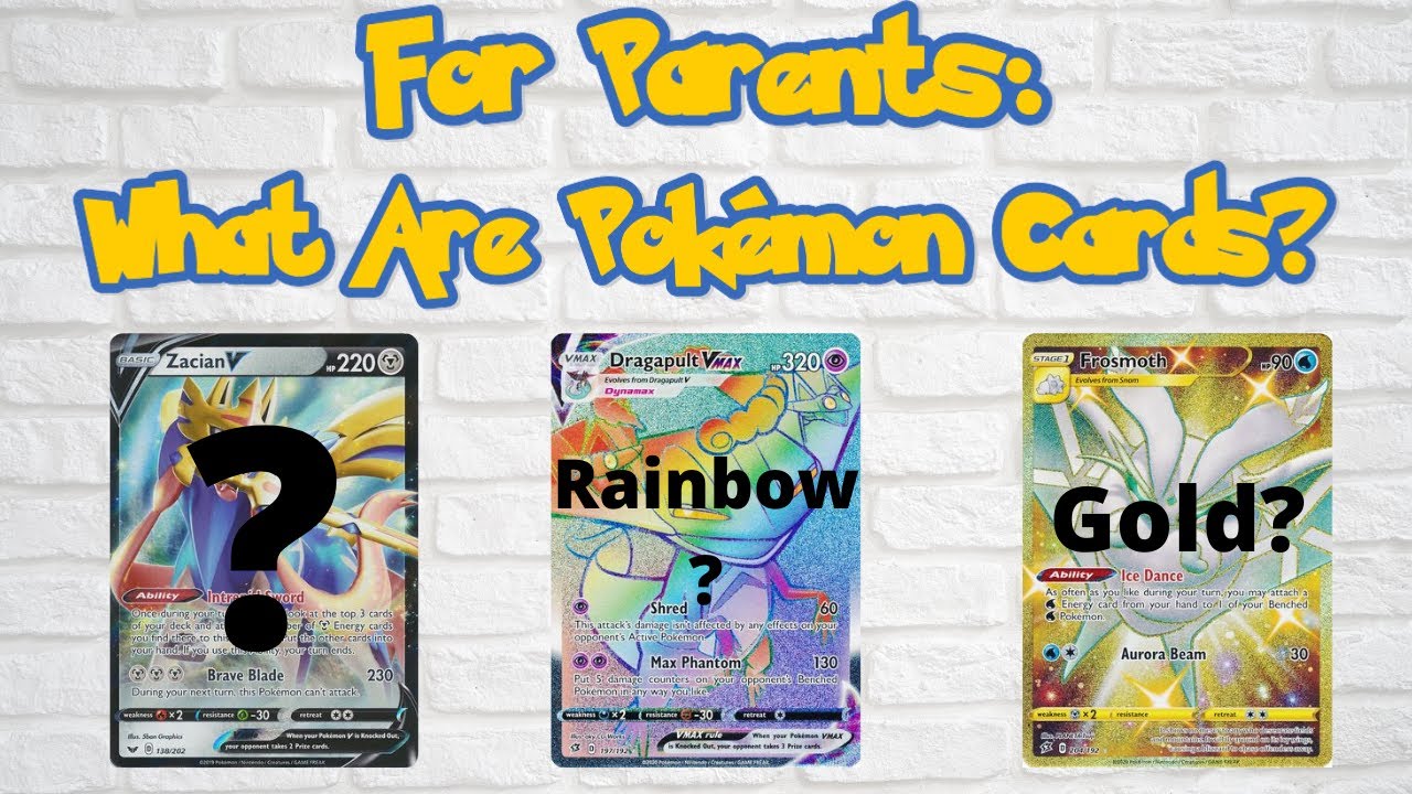*FOR PARENTS* What Are Pokémon Cards? | A Pokémon Card Explanation For ...
