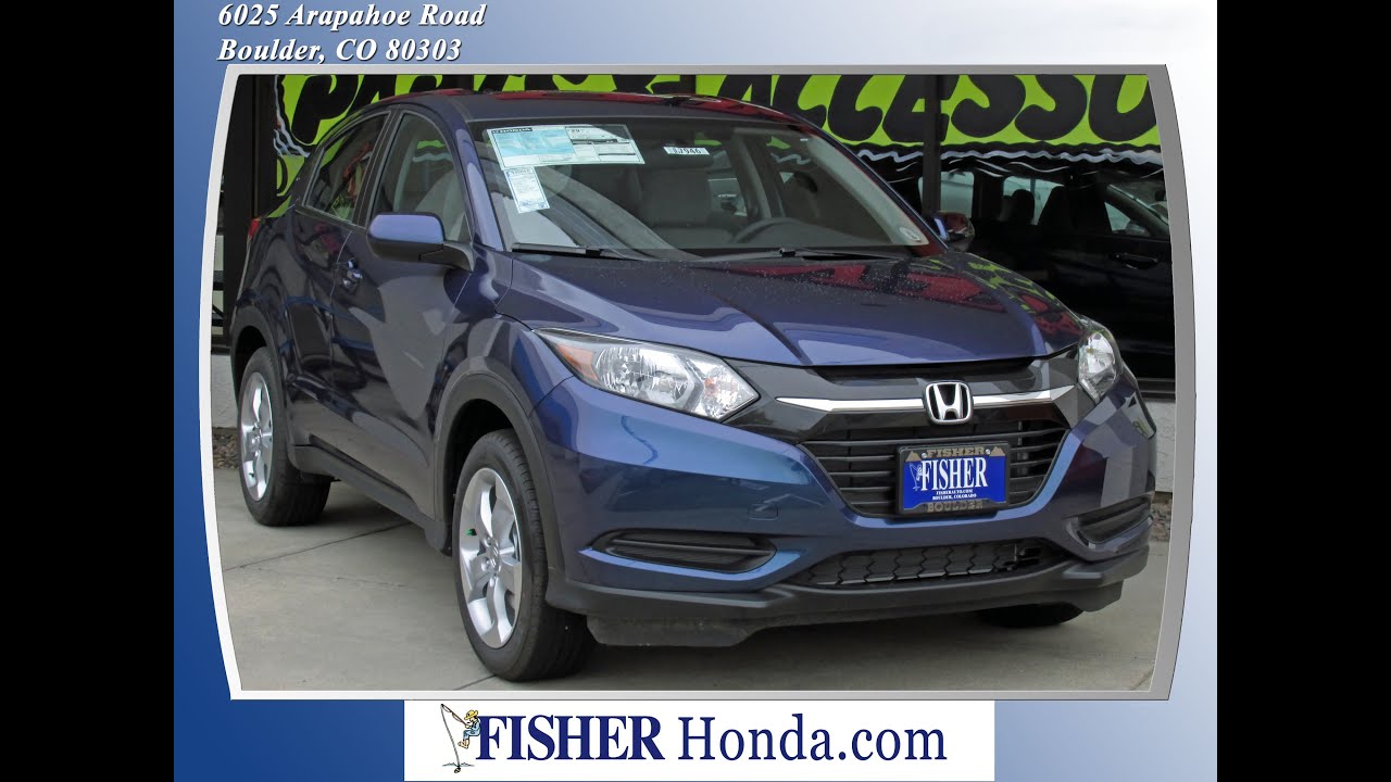 2016 Honda HR-V LX Vehicle Walkaround | Fisher Honda | Boulder, CO ...