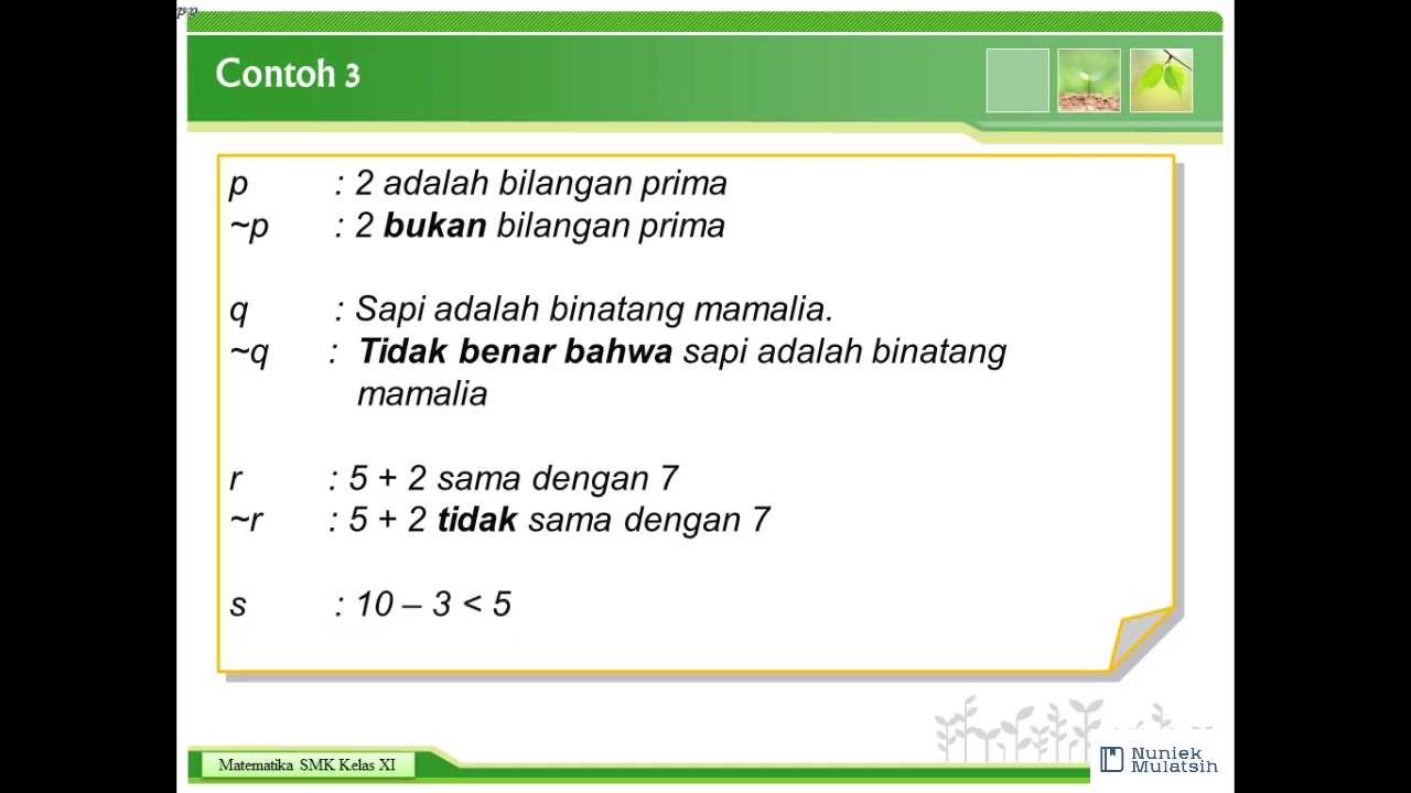 Negasi - Logika Matematika Part 2 - - YouTube