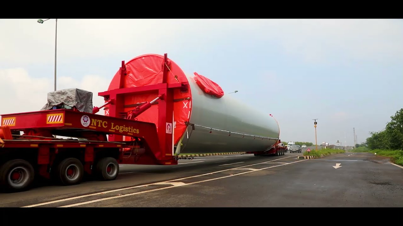 NTC Logistics - Wind Tower Adaptor - YouTube