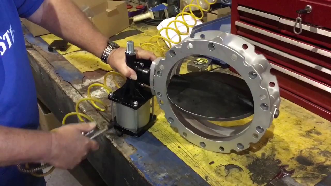 Assembly instructions for WAM’s CP pneumatic actuator on VFS butterfly ...