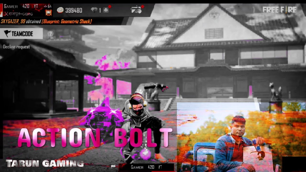 ACTION BOLT 😈 || FF EDIT (XML) IN THE DESCRIPTION 😈🔥🔥😈 MY FAVORITE ...