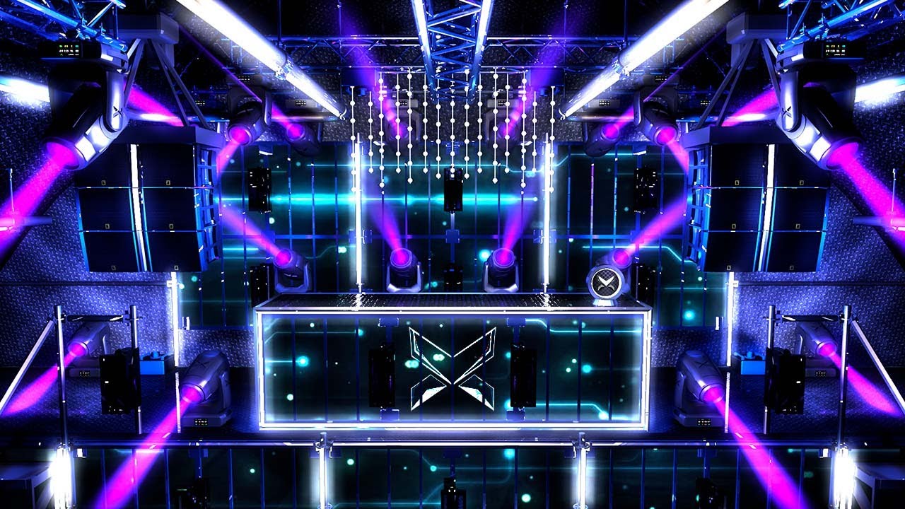 Virtual stage for Dj's | Underground Stage | Obs 3D background for Live ...