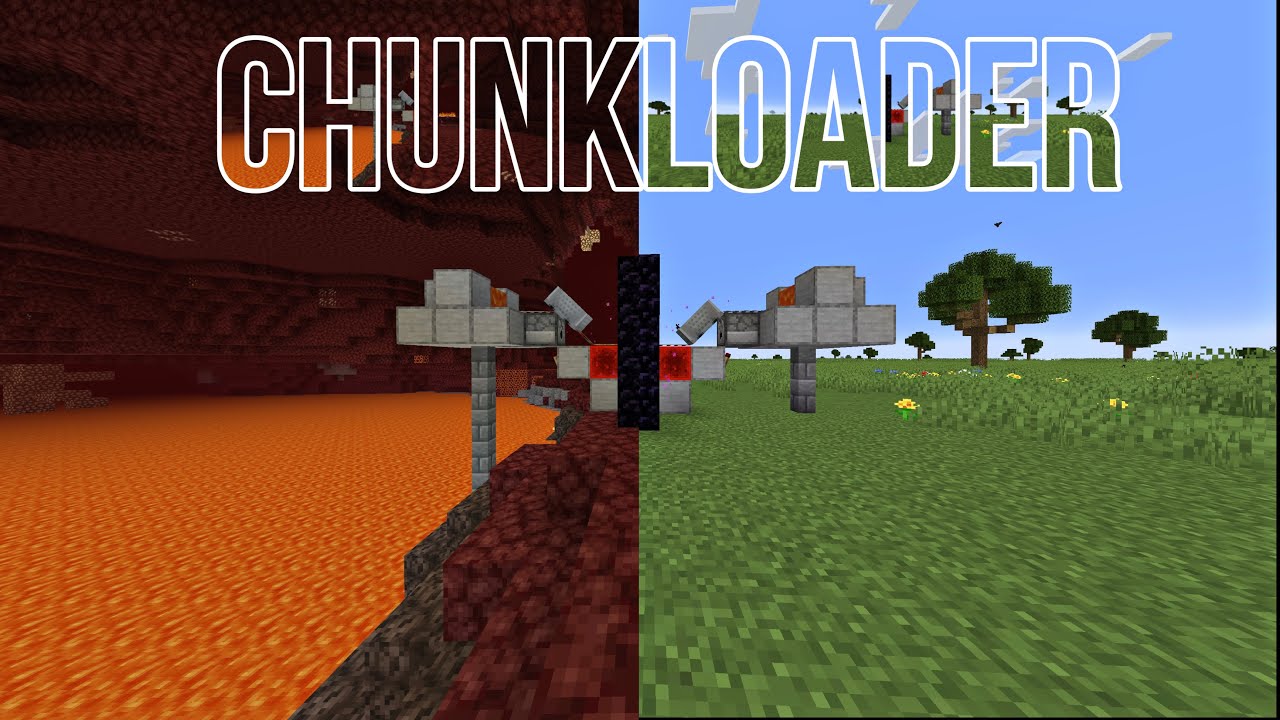 How to build a Chunkloader in Minecraft Tutorial - YouTube