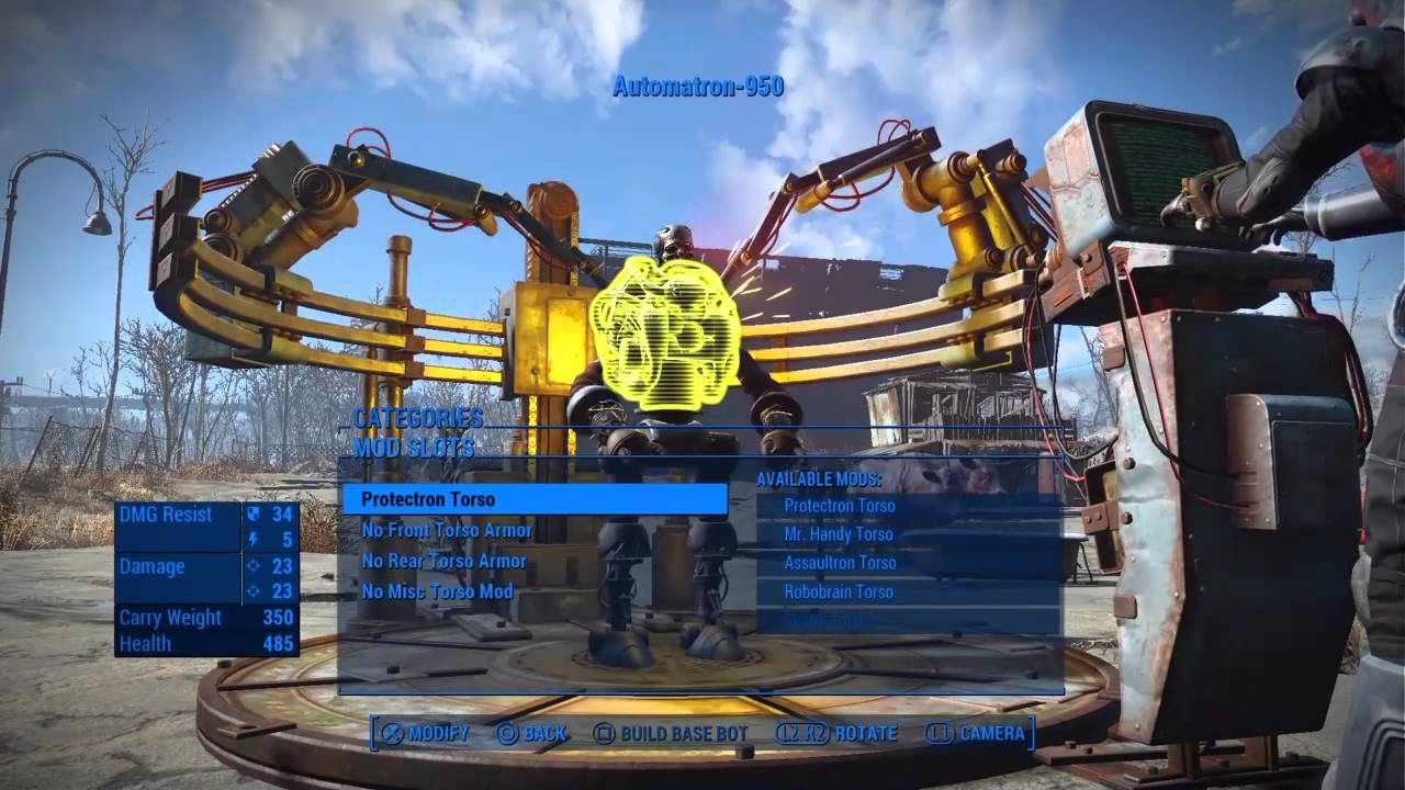 Fallout 4 Automatron [DLC] Unique Gear & Building a Robot Companion ...