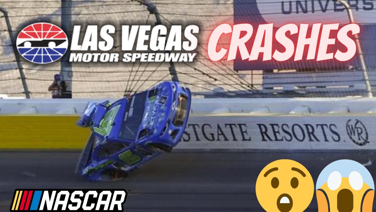WORST NASCAR Las Vegas Motor Speedway Crashes - YouTube