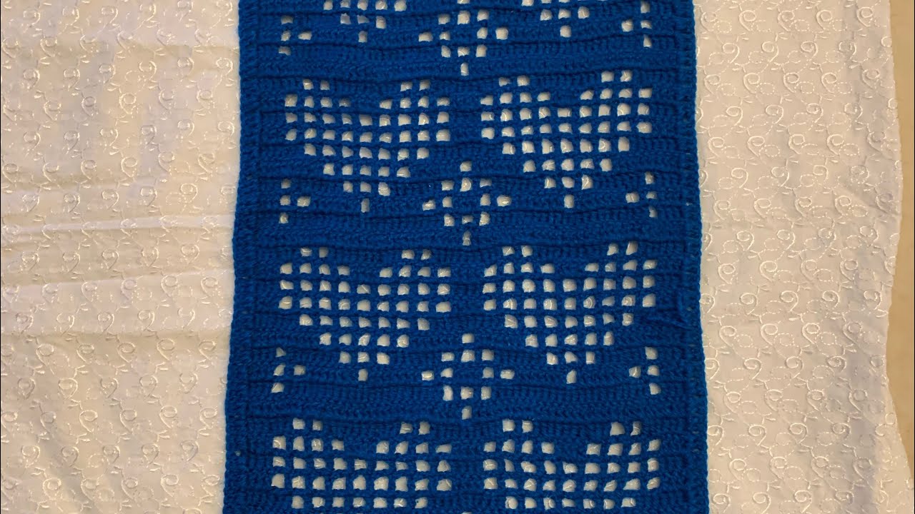 Crochet Heart table runner tutorial | crochet heart doilies | Crochet Heart |Part # 2 - YouTube