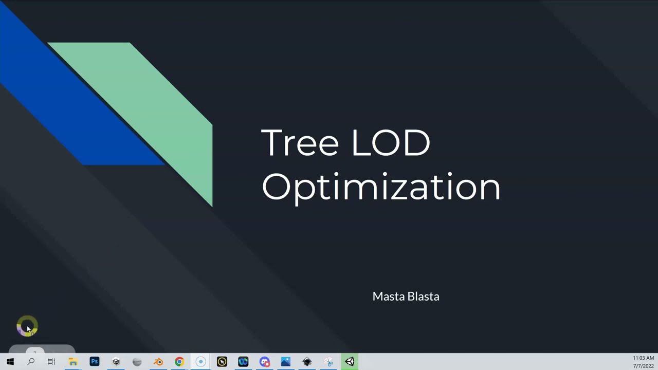 Tree Optimization - LOD Level Removal and Adjustment - YouTube