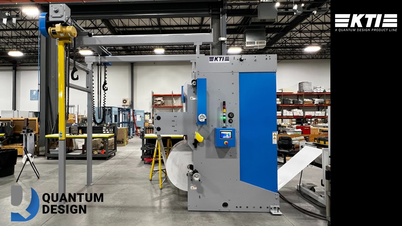 LS Series Zero Speed Web Splicer Overview - YouTube