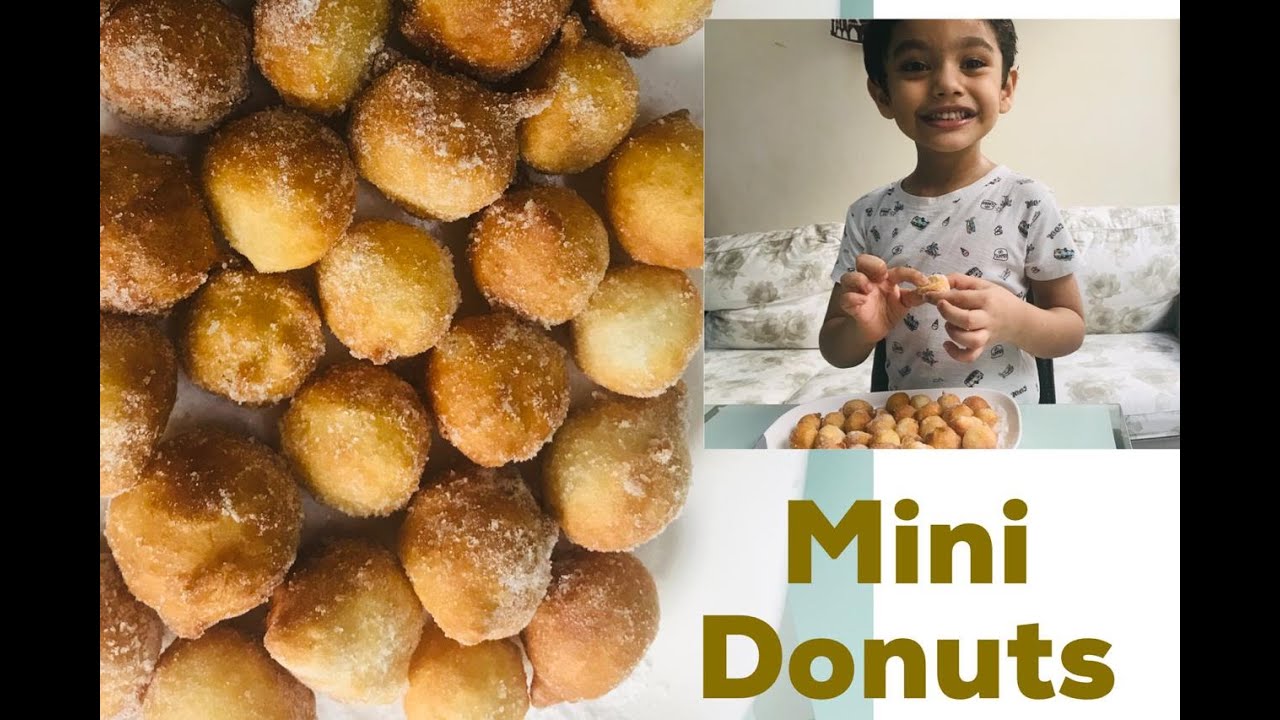 MINI DONUTS....Instant Donuts in 10 minutes with 3 Ingredients.. - YouTube