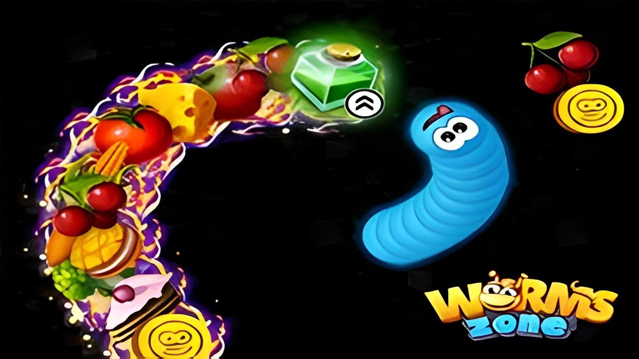 Worms Zone A Slithery Snake - Obstacle Games - KUIOO GAMES - YouTube