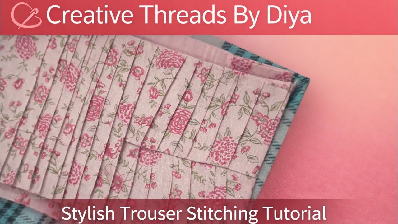 "Elegant Overlapping Pintuck Pleats | Stylish Trouser Stitching ...