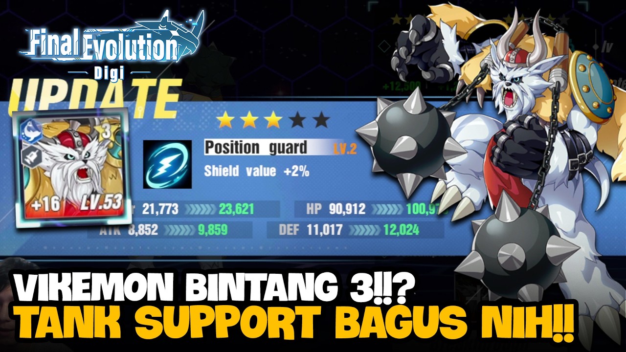 AKHIRNYA VIKEMON BINTANG 3 SHIELD NYA MAKIN TEBEL!! - Digimon The Final ...