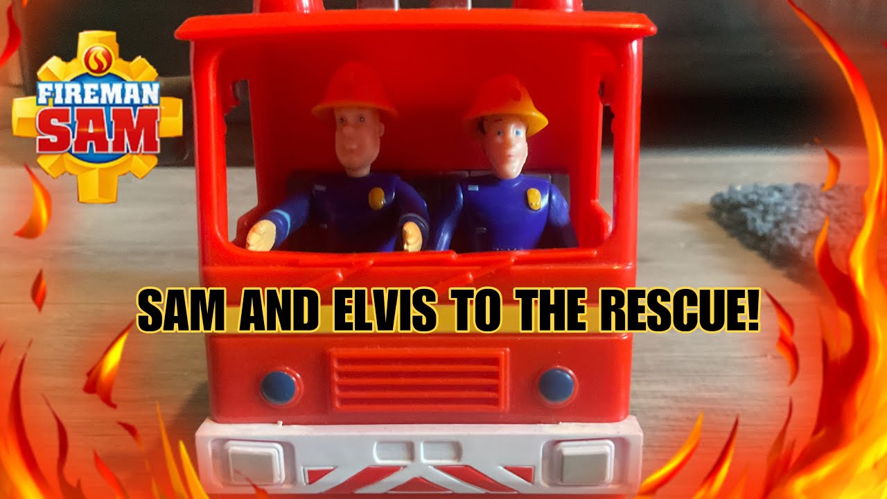 Fireman Sam Stop Motion Sam and Elvis to the Rescue 🔥 - YouTube