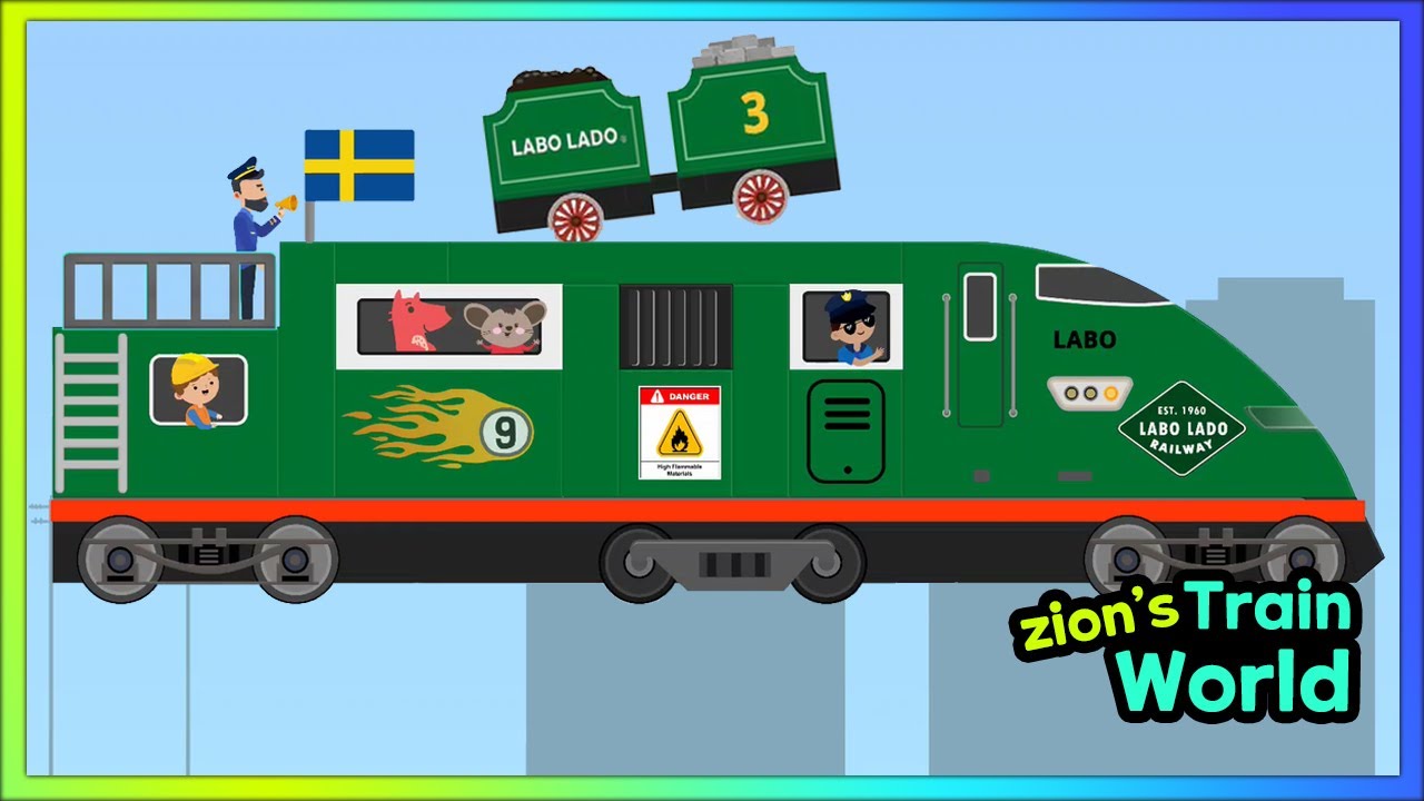Labo Brick Train #667 Train Game - YouTube