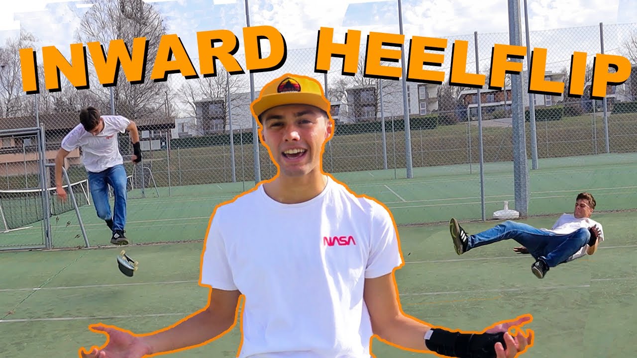 The WEIRDEST TRICK EVER!!! Learning how to inward heel! - YouTube