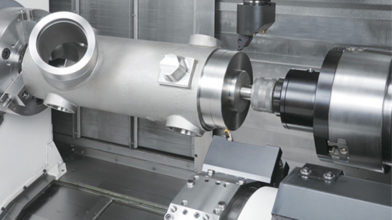 CNC Working Mill Turn Process Machining Precision - YouTube