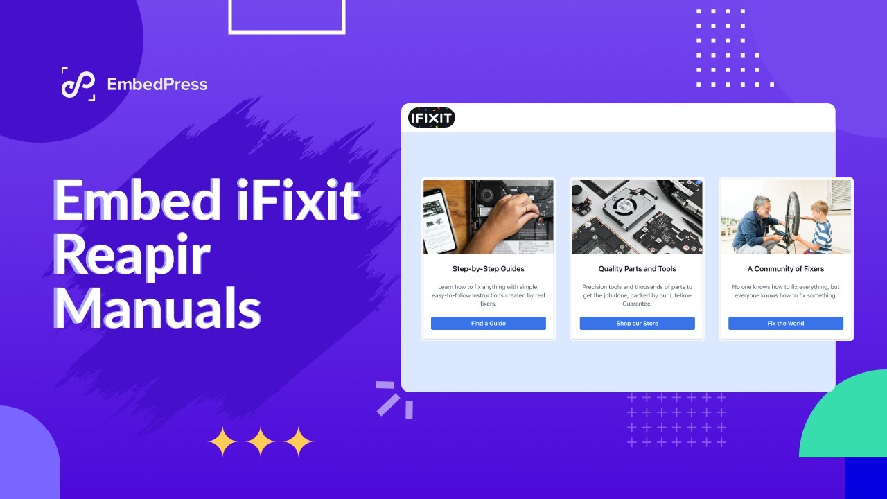 How To Embed iFixit Repair Manuals In WordPress - YouTube