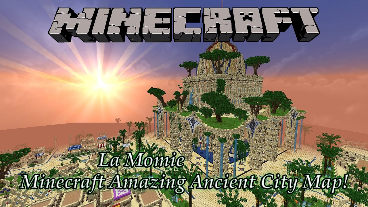 Minecraft Incredible Ancient City Map! "La Momie" (PC Download) - YouTube
