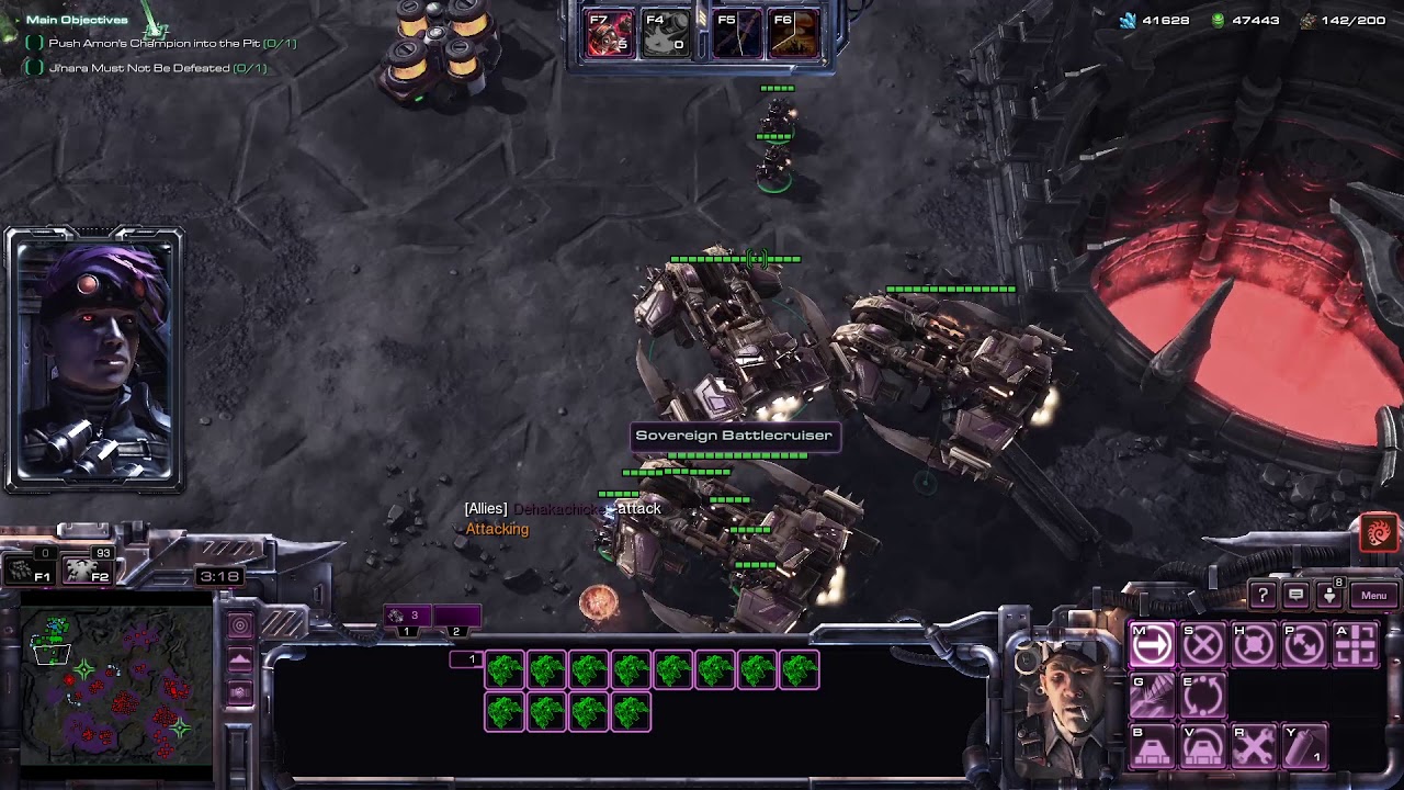 Starcraft 2 What if Sovereign Battlecruiser can use all weapons - YouTube