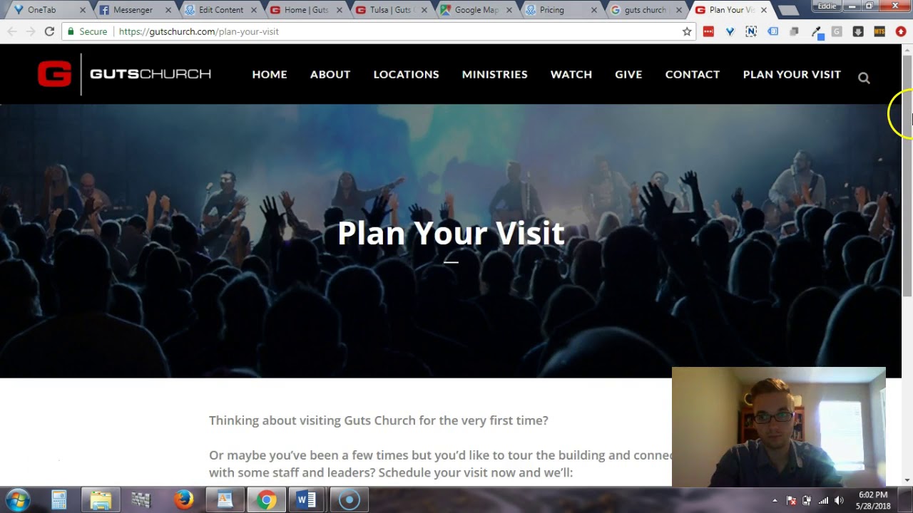 Facebook Chatbot Template Flow Customization For Churches - YouTube