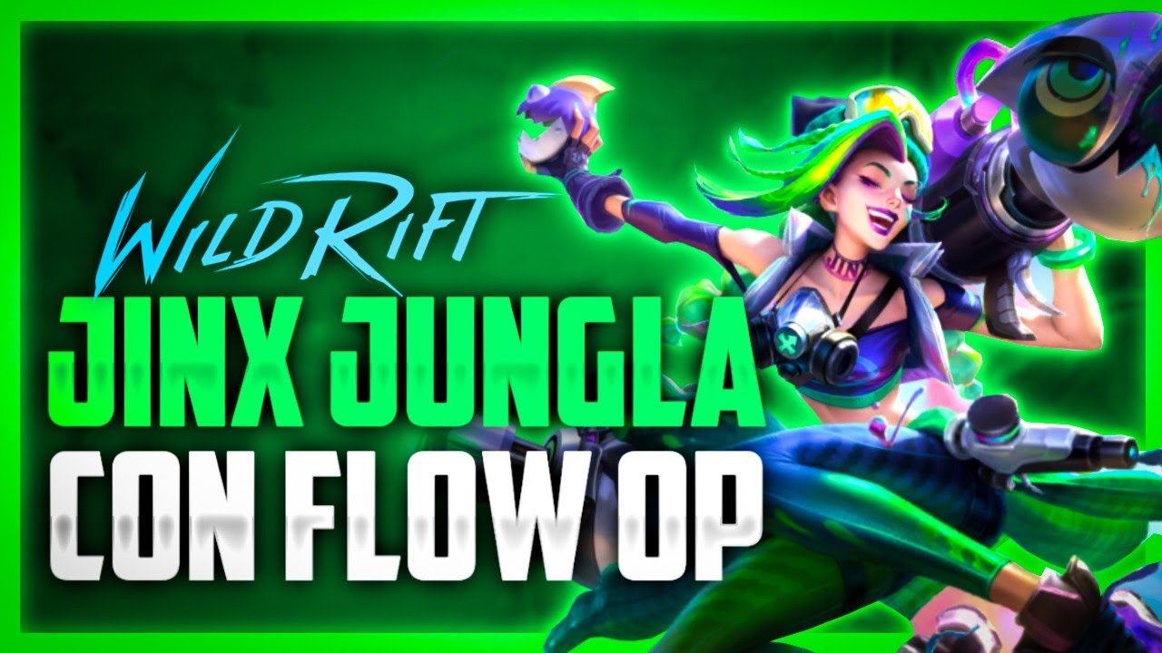 💥 JUGANDO JINX JUNGLA CON SU SKIN VÁNDALA CROMÁTICA | WILD RIFT ...
