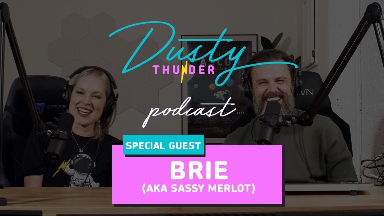 Dusty Thunder Podcast with special guest Brie aka Sassy Merlot - January, 2024 - YouTube