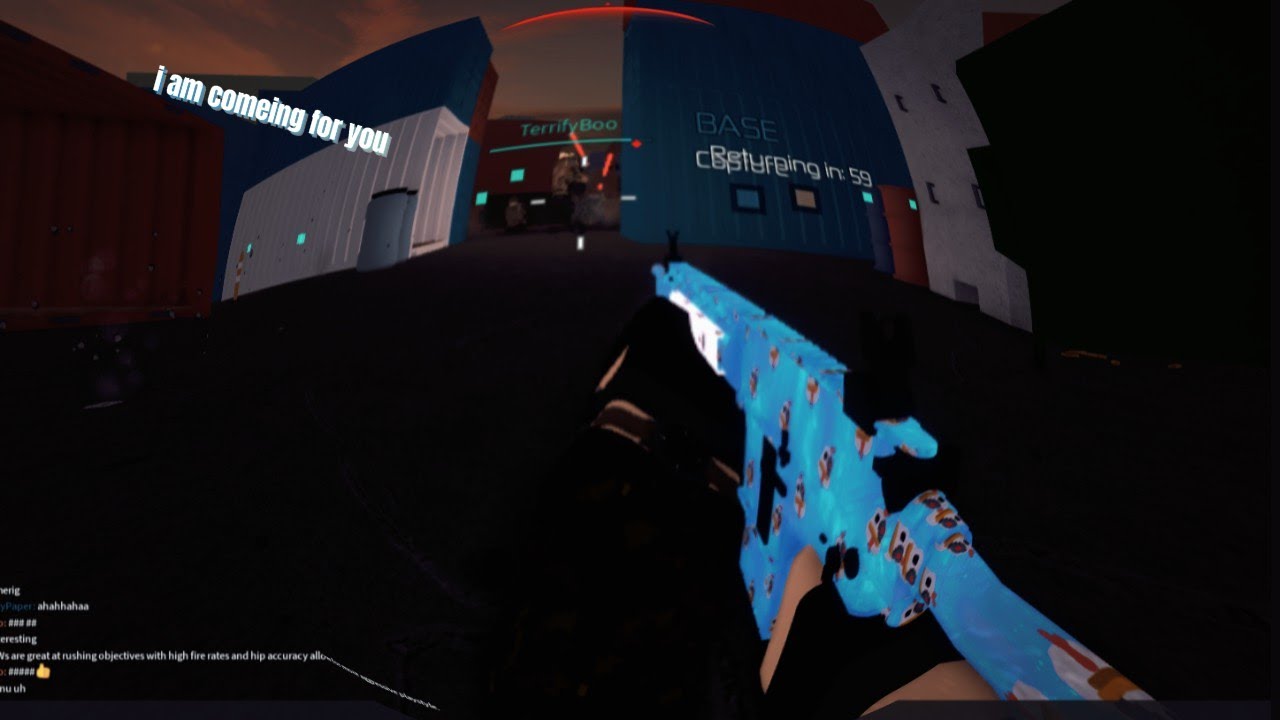 Roblox Phantom Forces Using My Custom Wrap guns - YouTube