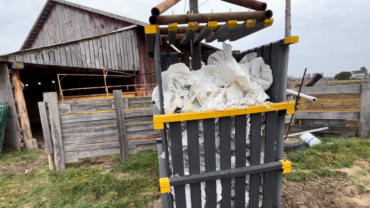 New Waste Silage Plastic Compactor - YouTube