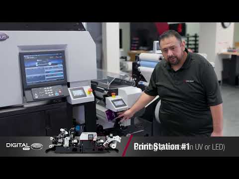 Brand NEW Mark Andy Digital Pro PLUS Press Walkthrough - How to Easy ...