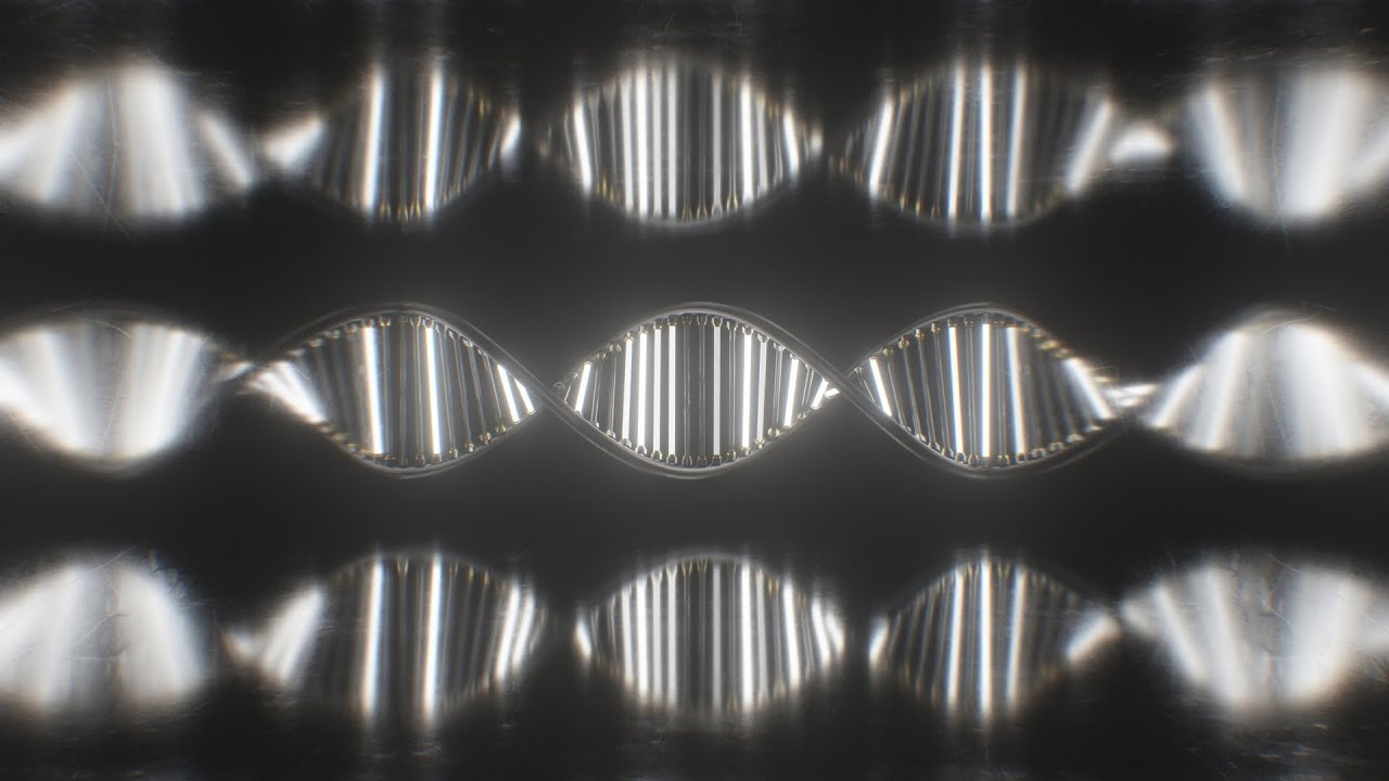 Abstract Flickering White Neon Lights Flashing 3D Shape Reflections 4K ...
