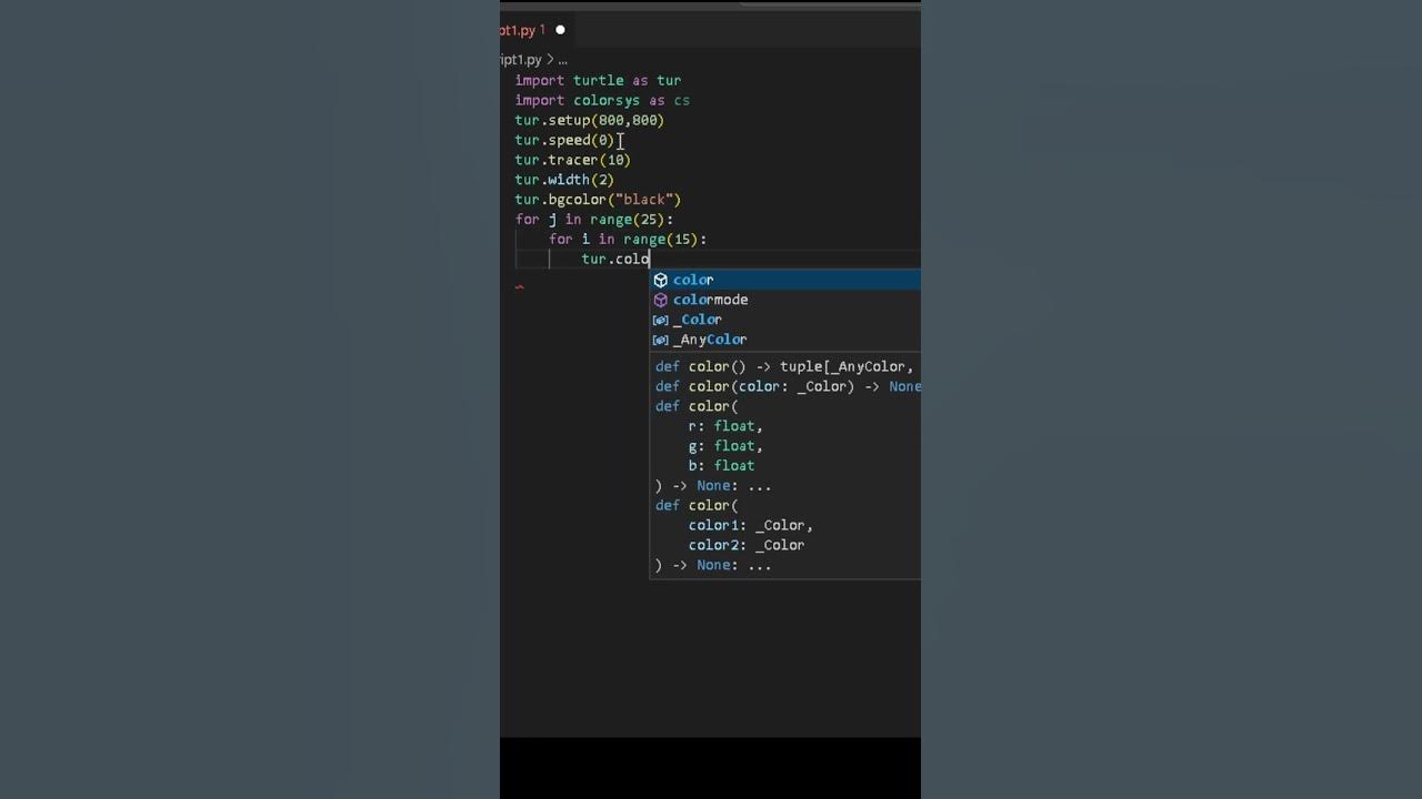 como hacer una flor con python | #python #coding #computerlanguage #pythonprogramming - YouTube
