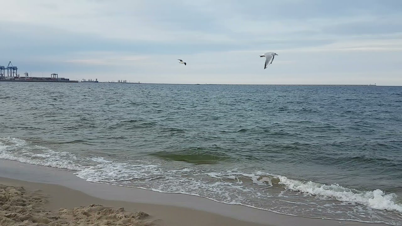 DANZIG - Am Ostsee STRAND - Herbst 2021 - Polen Poland - on the beach ...