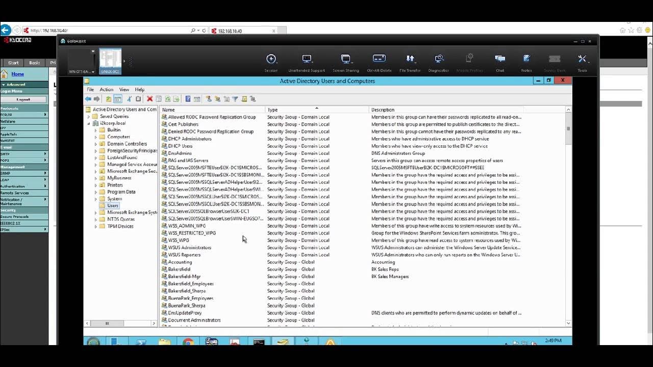 Configure LDAP Address Book Browsing on Sharp MFP - YouTube