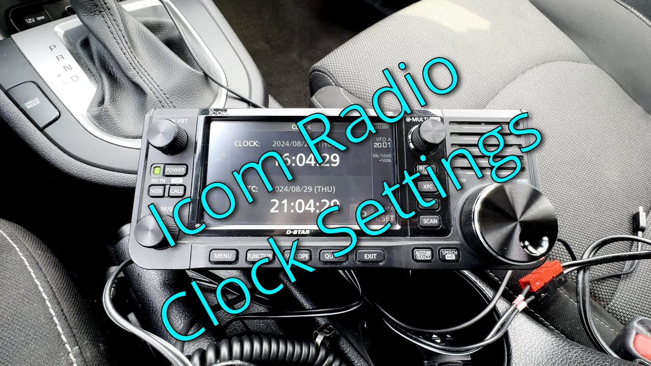 Icom Clock Settings - YouTube