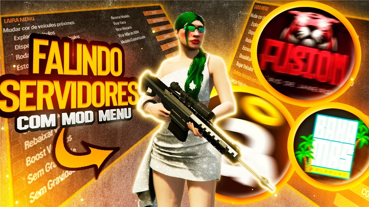 LANÇAMENTO NOVAS OPÇÕES MOD MENU PARA FIVEM GTA RP - YouTube