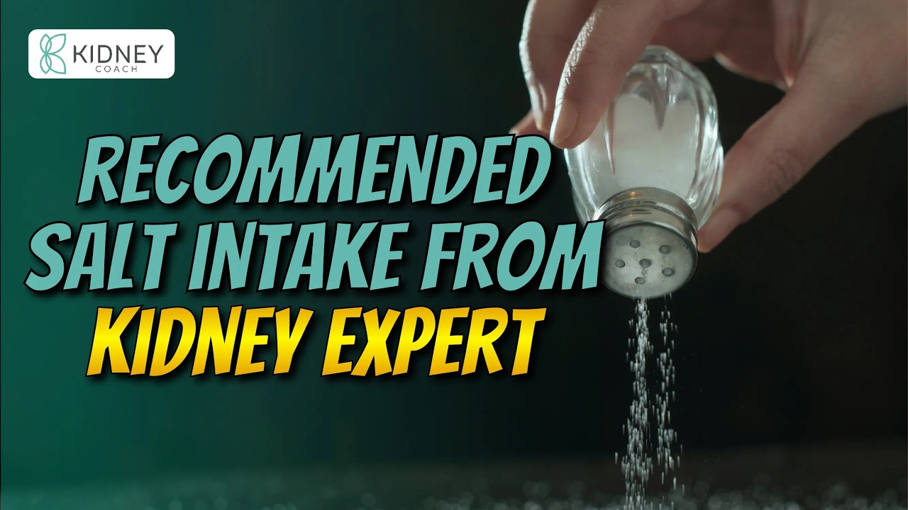 Recommended Salt Intake From Renal Expert For Better Kidney Health ...