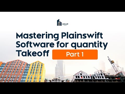 Mastering PlanSwift Software for Quantity Takeoff: Lesson 1 - YouTube
